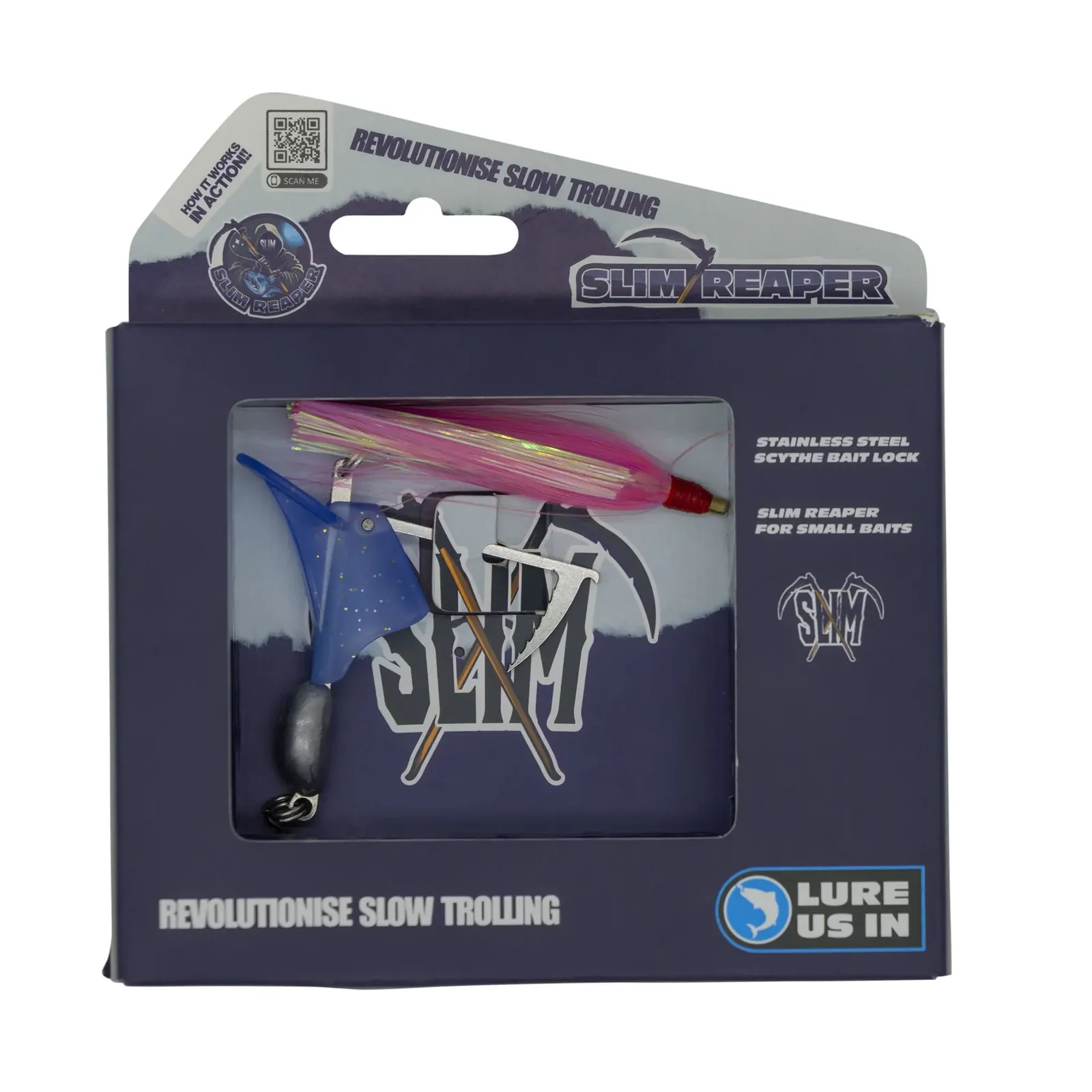 Lure Us In The Slim Reaper | Complete Dead Bait Trolling Rig for Slow ...