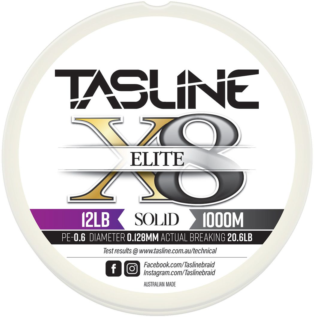 Tasline Elite X8 Pure Braid 1000m White