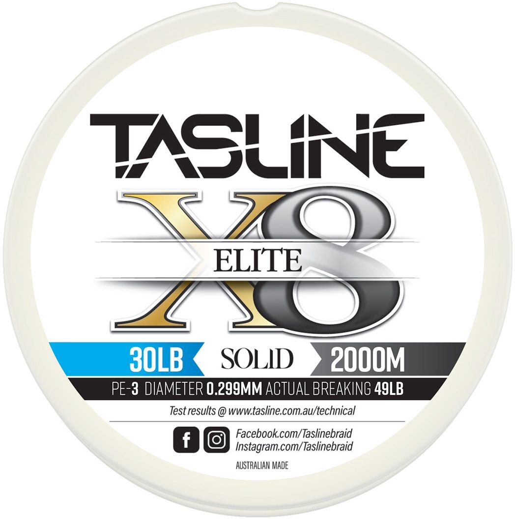 Tasline Elite X8 Pure Braid 2000m White